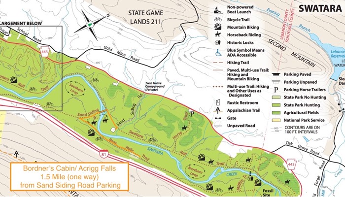 Bordner's Cabin & Acrigg's Falls (Swatara State Park)